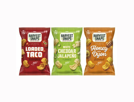 Oven-baked navy beans crisps launched by Harvest Snaps - Sweets ...
