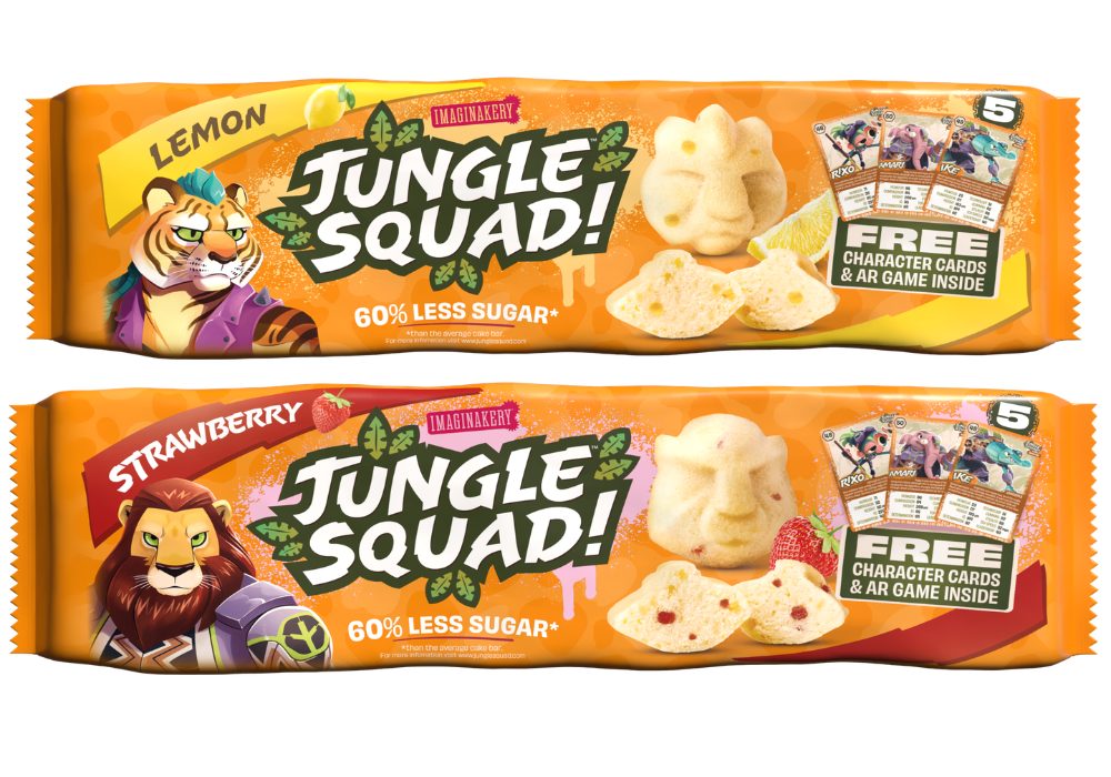 Imaginakery targets lunchboxes with new Jungle Squad Cake Bars - Sweets ...