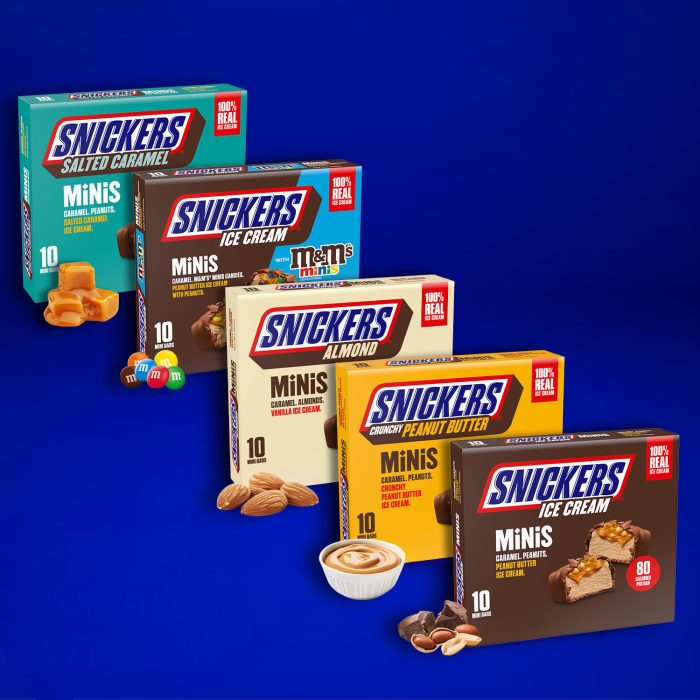 SNICKERS reveals five flavours in Ice Cream Minis - Sweets & Savoury ...