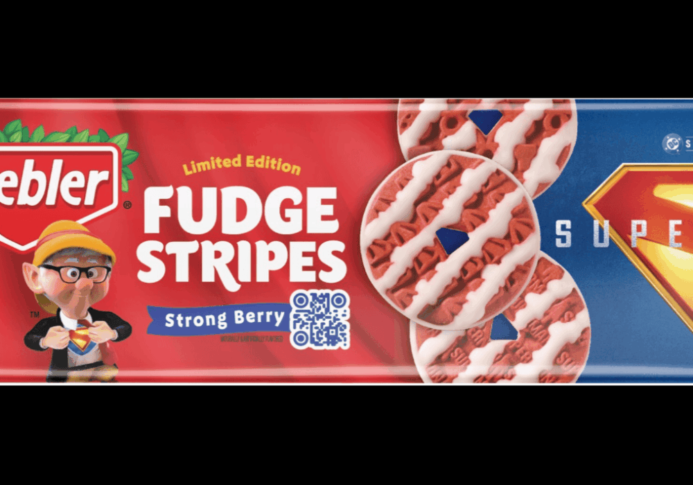 Keebler releases limited-edition Superman Fudge Stripes Biscuits in ...