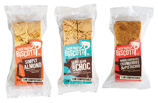 Great British Biscotti Co introduces plant-based lines & compostable ...