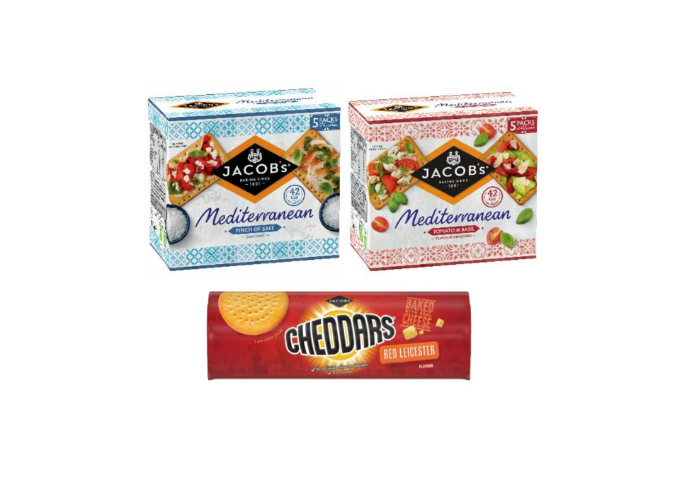 pladis cracks out a trio of savoury biscuit innovation for Jacob's ...